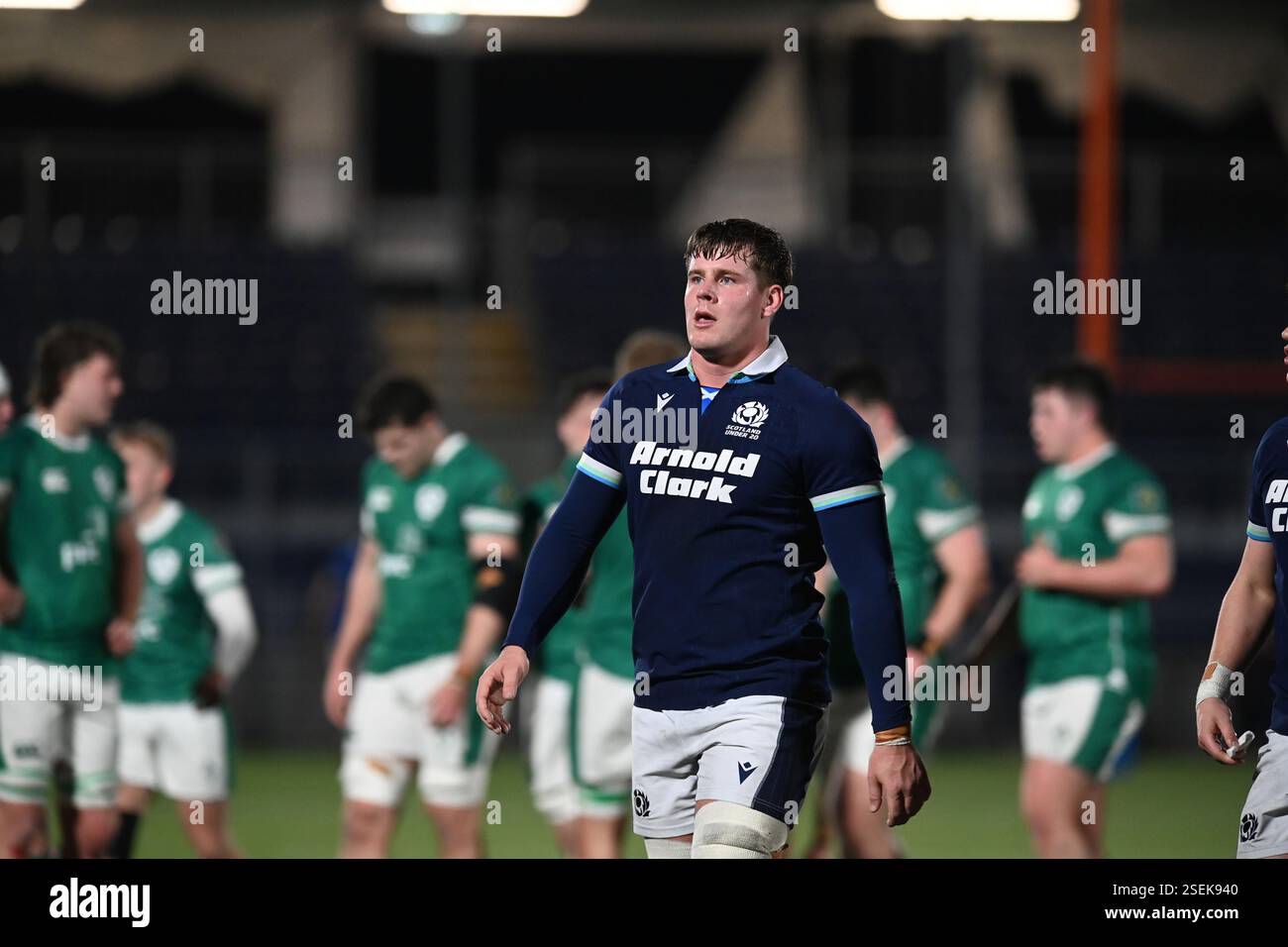 2025 guinness 6 nations match scotland reuben logan hi-res stock ...