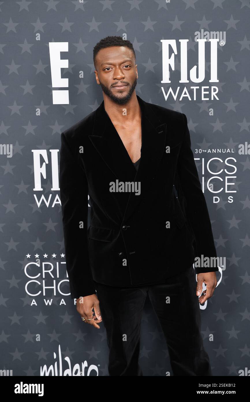 Santa Monica, USA. 08th Feb, 2025. Aldis Hodge attends the 30th Annual ...