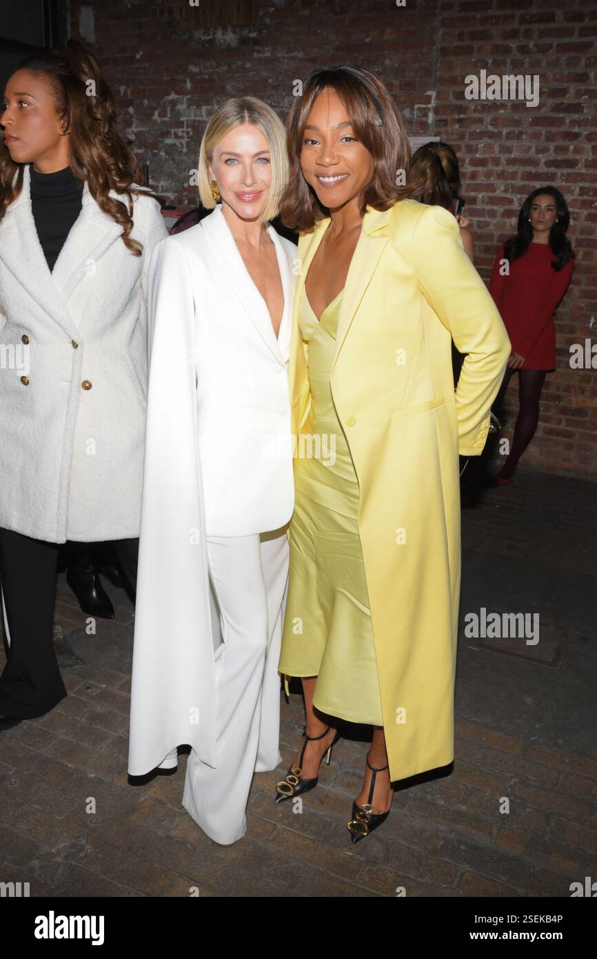 New York, USA. 08th Feb, 2025. Julianne Hough and Tiffany Haddish ...
