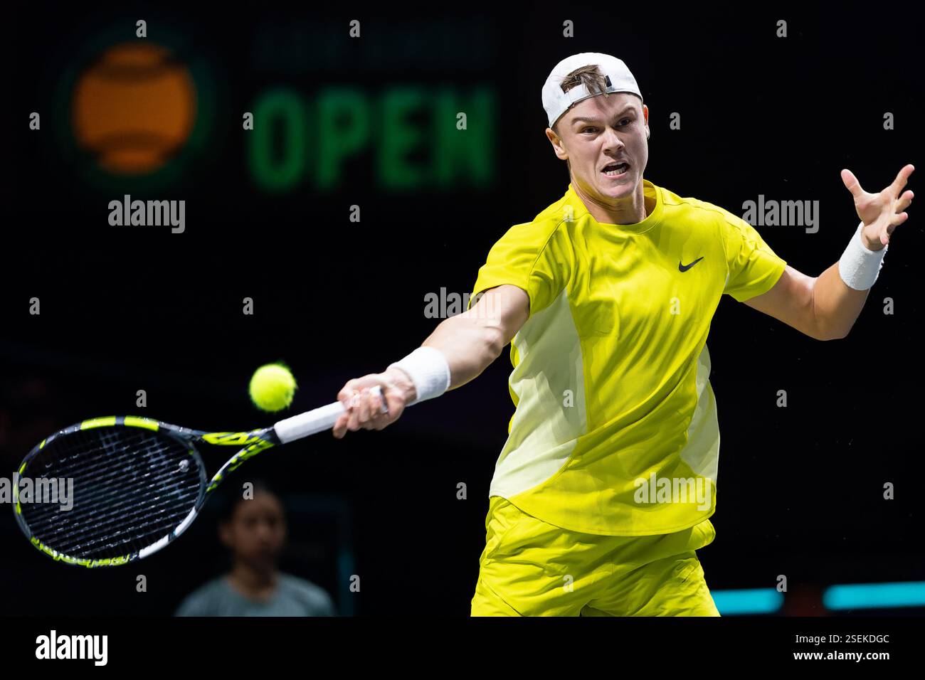 Rotterdam, Netherlands. 04th Feb, 2025. ROTTERDAM, NETHERLANDS - FEBRUARY 4: Holger Rune of ...