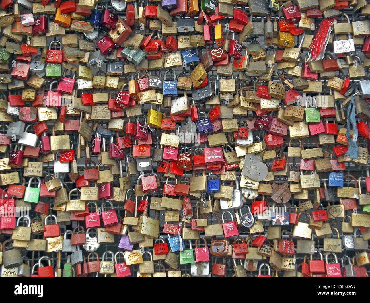Cologne, Hohenzollern Bridge, Castles Stock Photo - Alamy