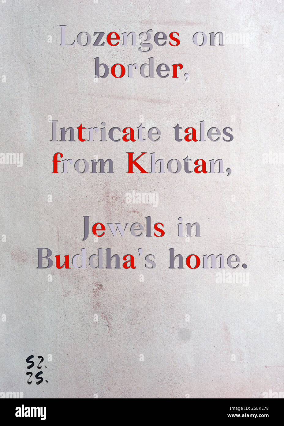 Lozenges on border, Intricate tales from Khotan, Jewels in Buddha's ...