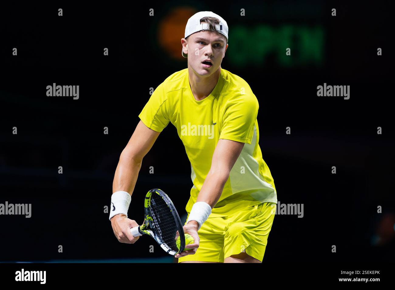 Rotterdam, Netherlands. 04th Feb, 2025. ROTTERDAM, NETHERLANDS - FEBRUARY 4: Holger Rune of ...