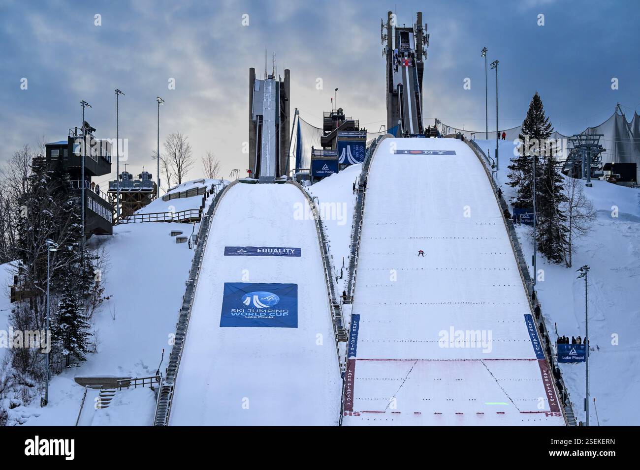 Lake Placid, Ny, USA. 8th Feb, 2025. SELINA FREITAG of GEE in Lake ...
