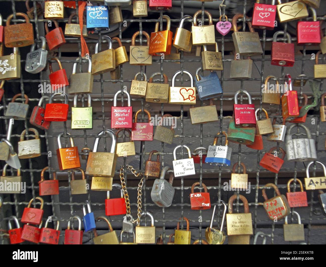 Cologne, Hohenzollern Bridge, Castles Stock Photo - Alamy