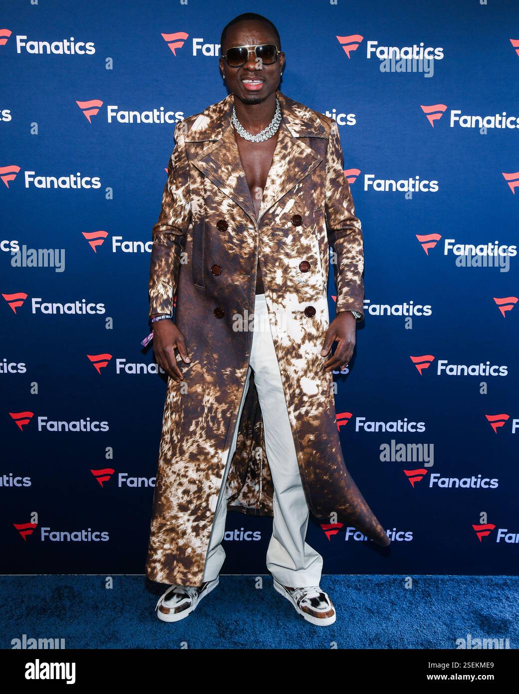 New Orleans, USA. 08th Feb, 2025. Michael Blackson walking the red ...