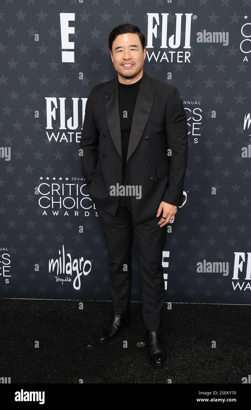 Randall Park attends the 30th Annual Critics Choice Awards at Barker ...