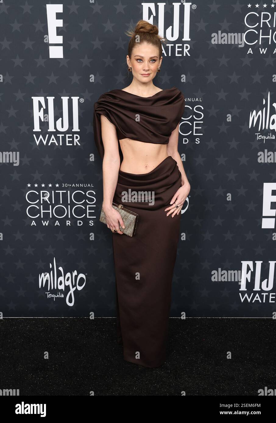 Kimberly Matula attends the 30th Annual Critics Choice Awards at Barker ...