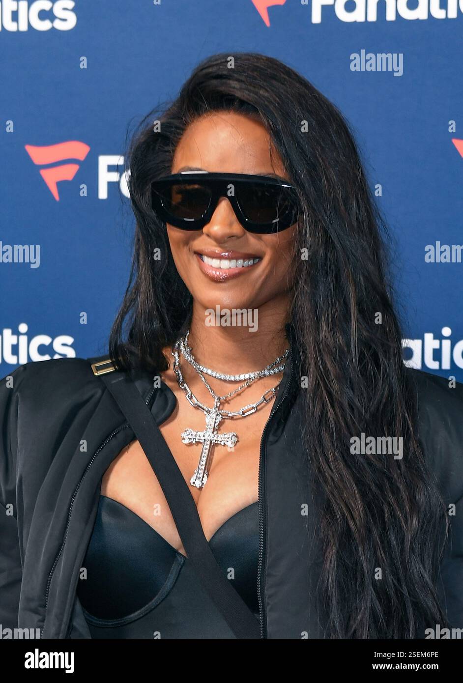 Ciara attends the 2025 Fanatics Super Bowl Party at The Sugar Mill on ... Ciara attends the 2025 Fanatics Super Bowl Party at The Sugar Mill on ...