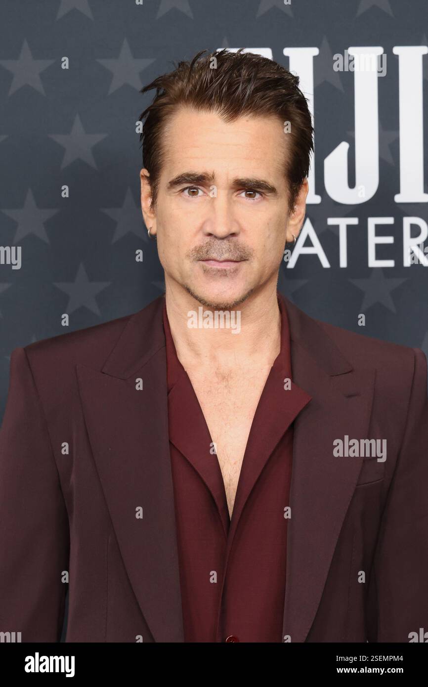 Colin Farrell attends the 30th Annual Critics Choice Awards at Barker ...