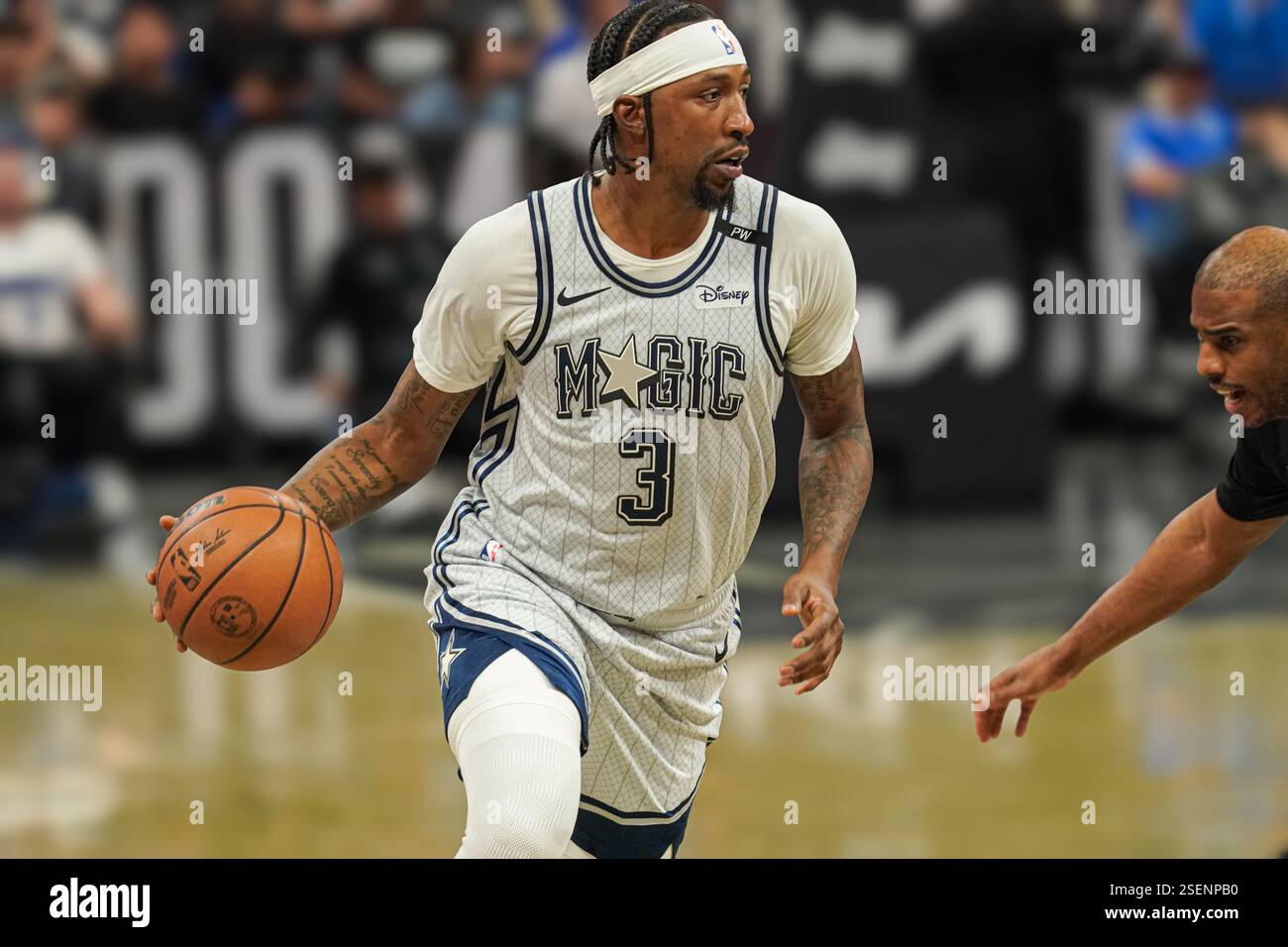 Orlando, Florida, USA, February 8, 2025, Orlando Magic guard Kentavious ...