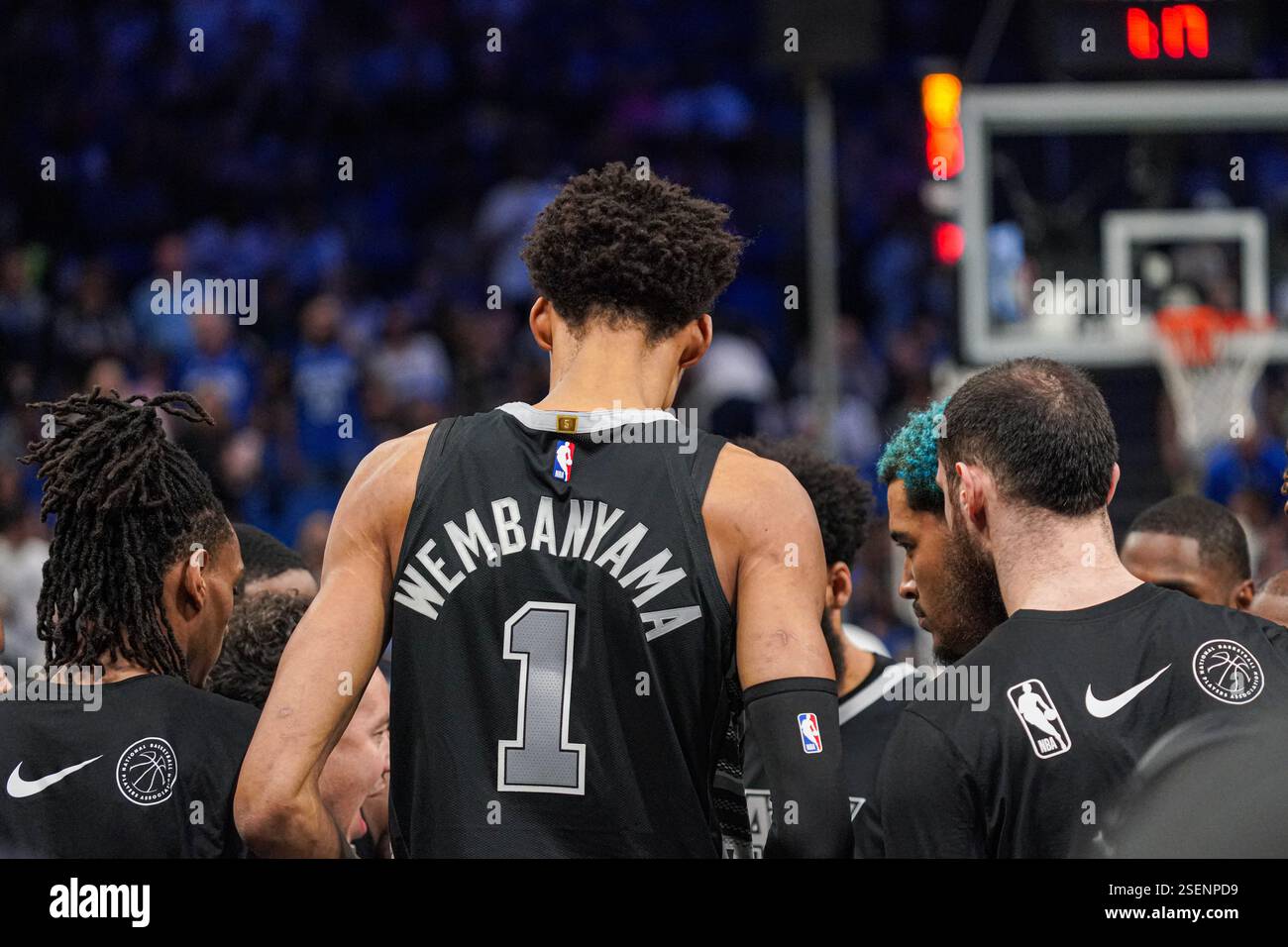 Orlando, Florida, USA, February 8, 2025, San Antonio Spurs Center ...