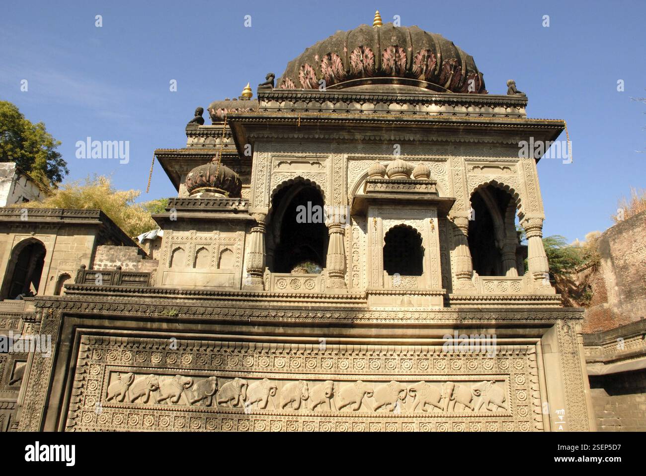 Temple Maheshwar, District nimad, Madhya Pradesh, India, Asia Stock ...