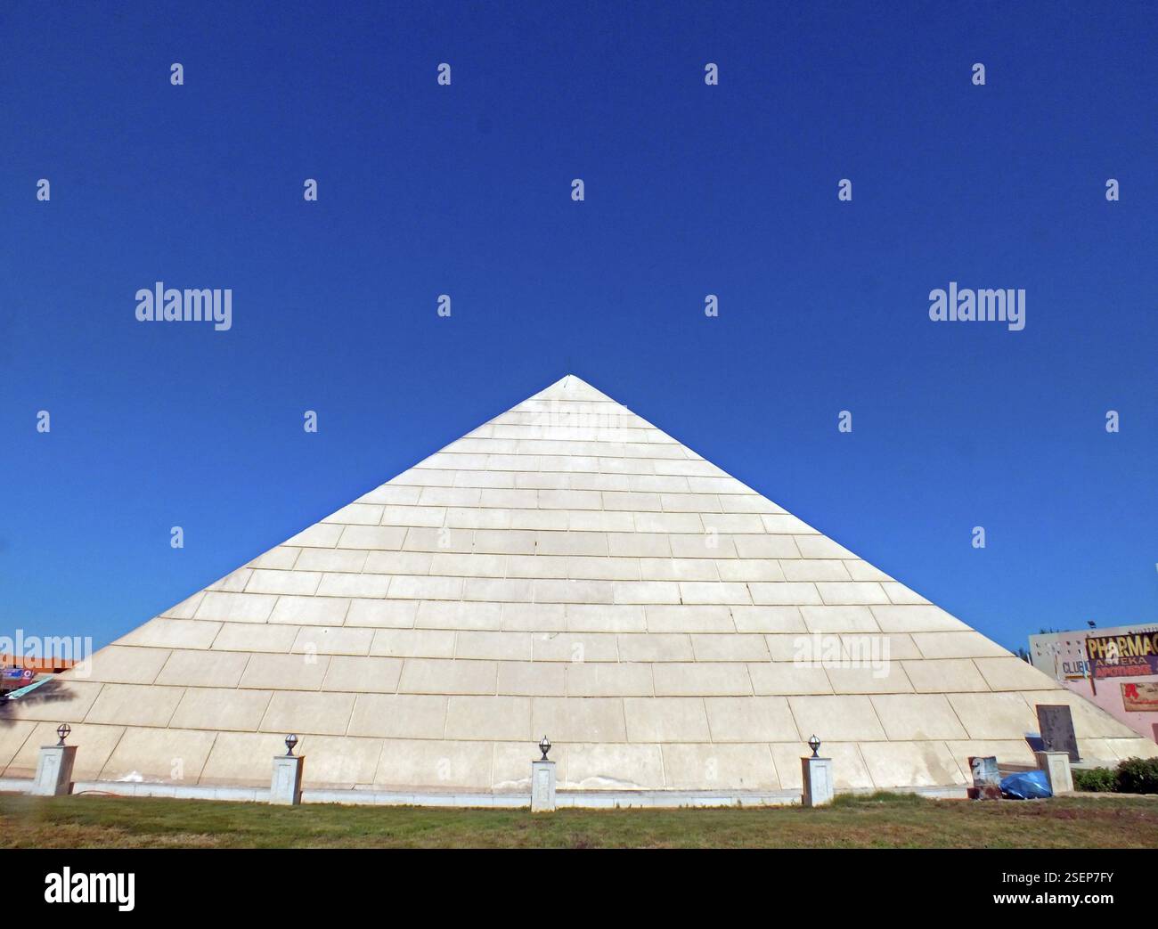 Egypt, Hurghada, hotel complex, Pyramid, Golden 5 City, Africa Stock ...