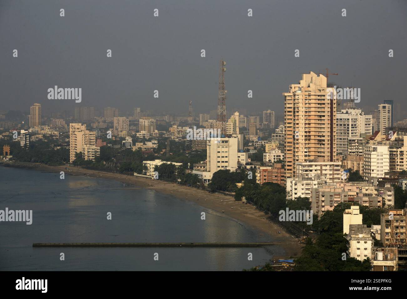 Aerial view dadar bombay mumbai hi-res stock photography and images - Alamy