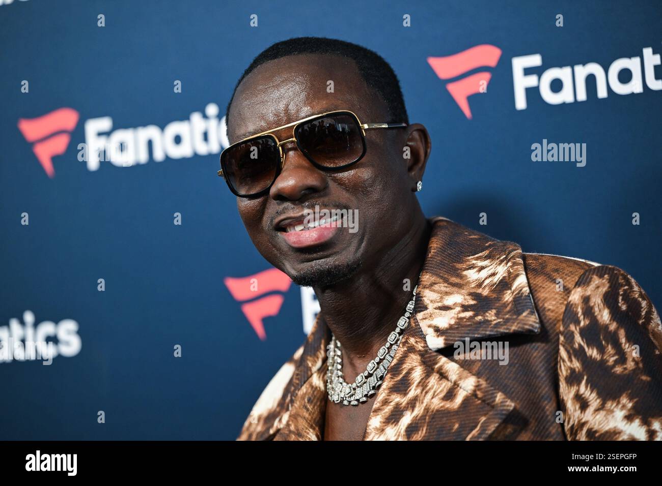 New Orleans, USA. 08th Feb, 2025. Michael Blackson walking the red ...