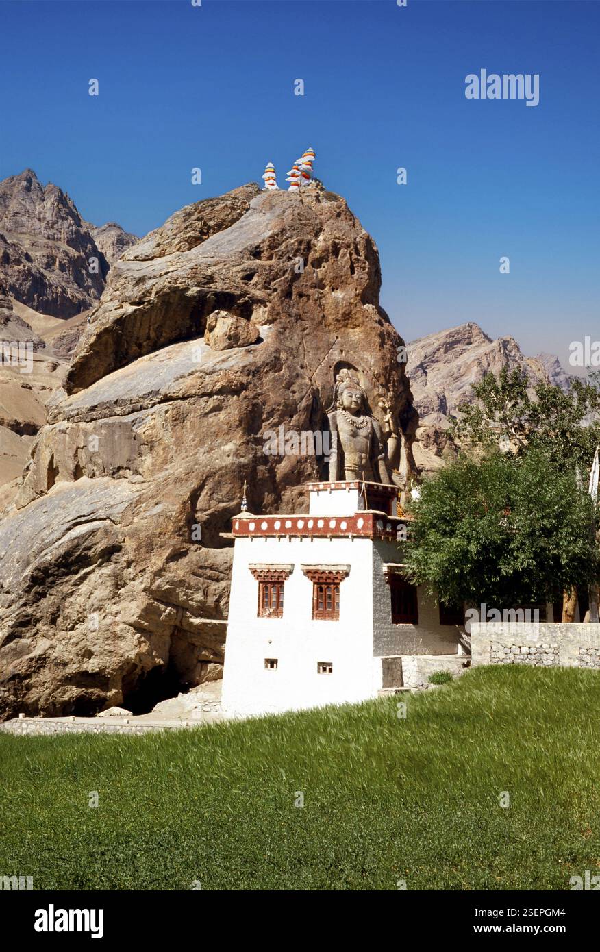 The Maitreya of Mulbekh, Ladakh, India, Asia Stock Photo - Alamy