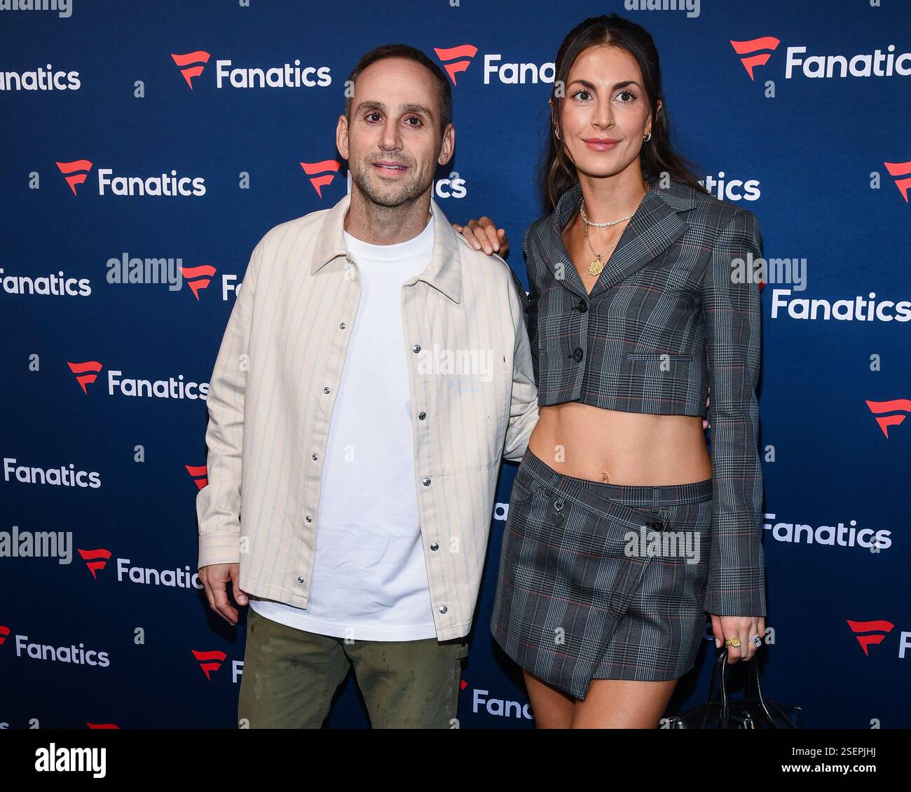 New Orleans, USA. 08th Feb, 2025. Michael Rubin and Camille Olivia ...