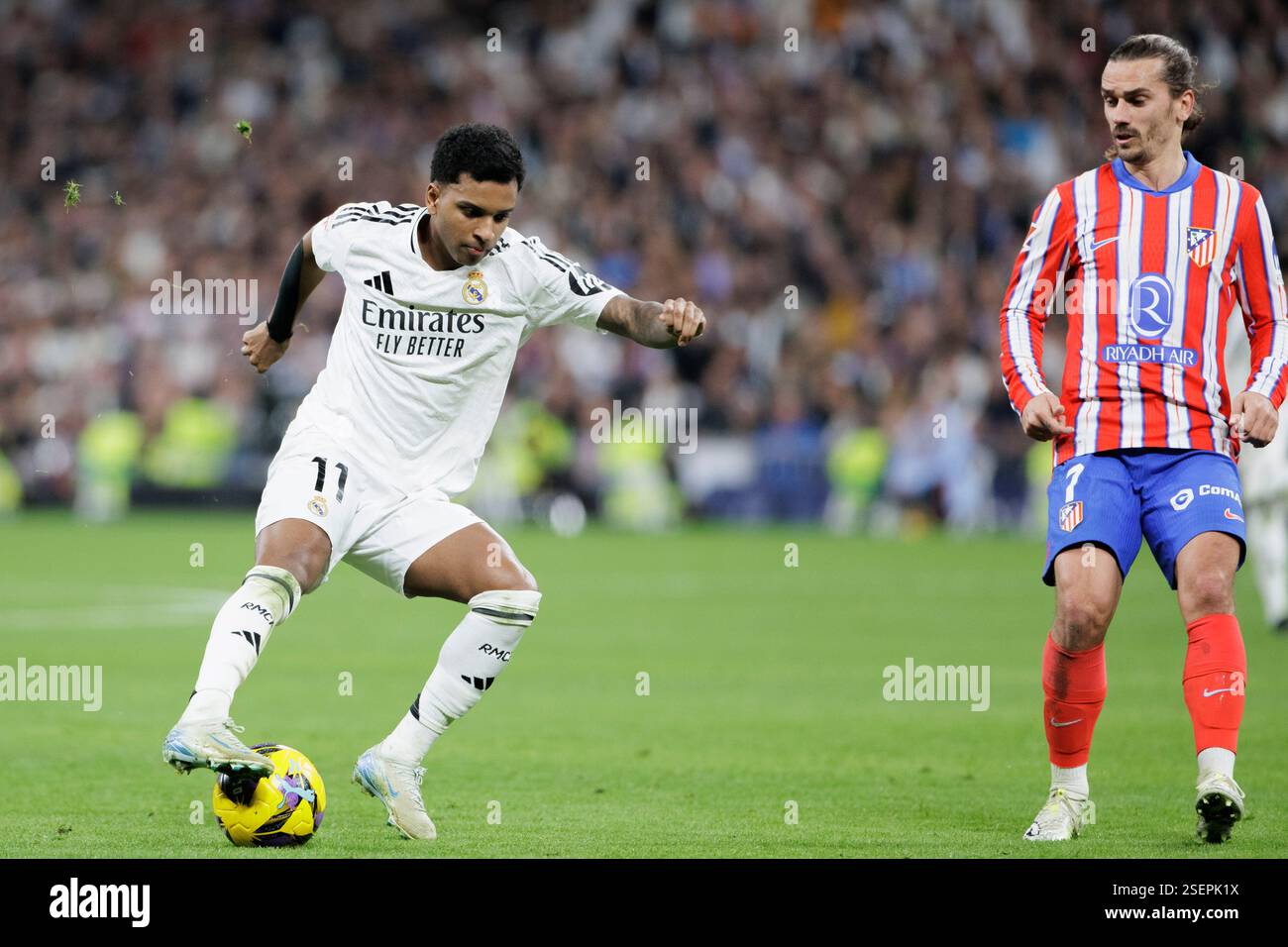 MADRID, SPAIN - February 8: Rodrygo Goes of Real Madrid in action ...