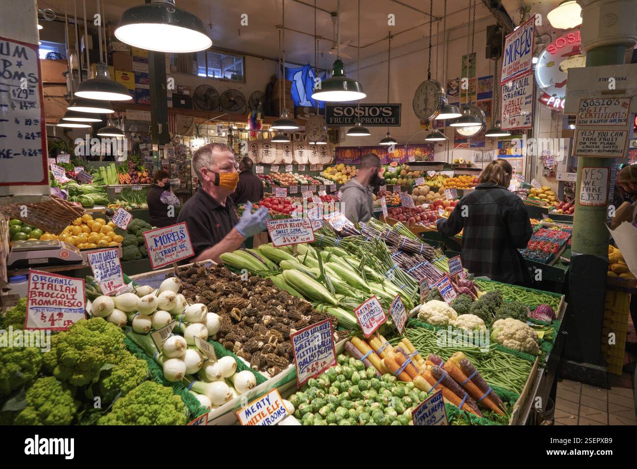 Sosio's - long-running fruit and produce stand in Pike place Public ...