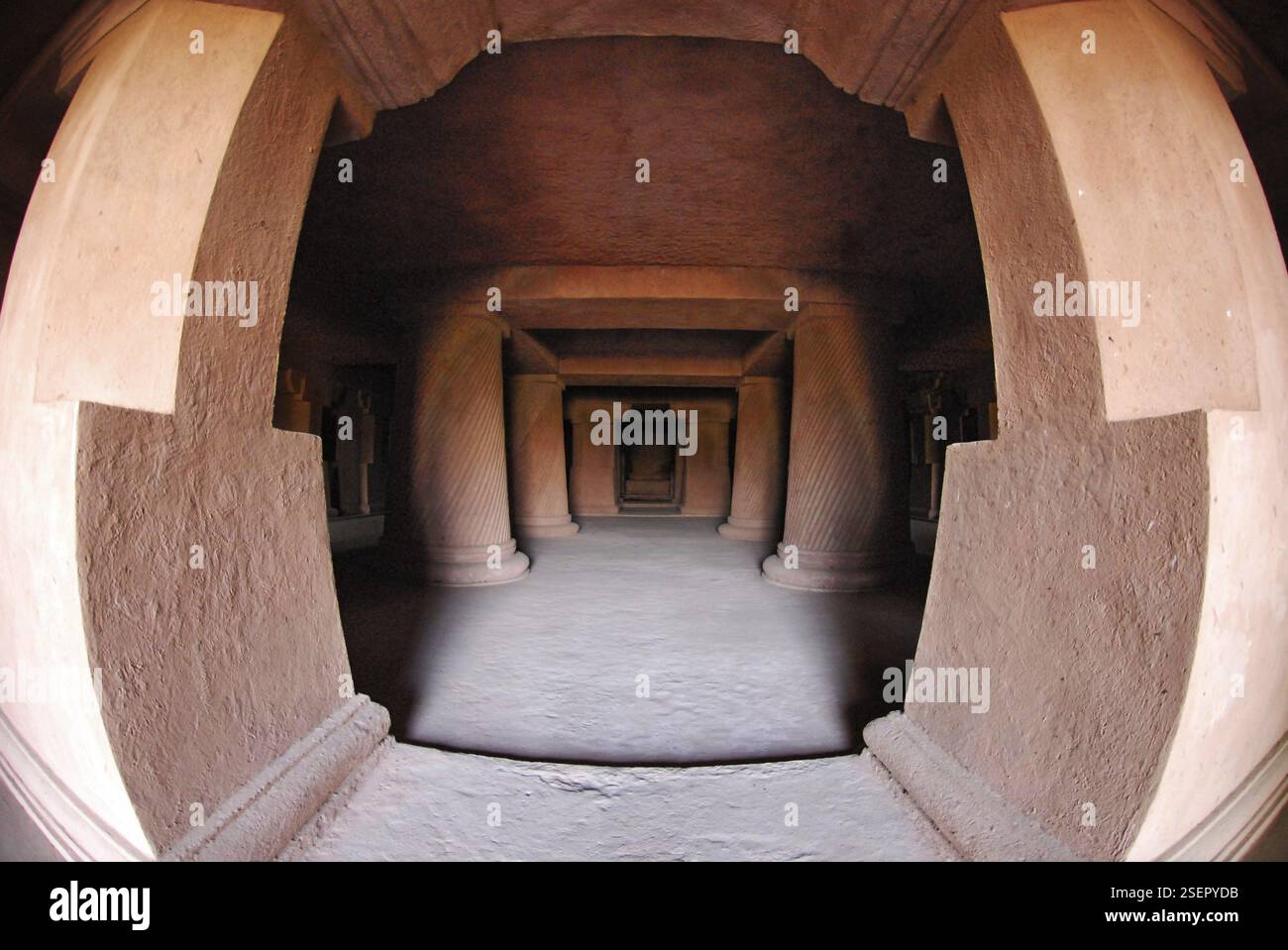Bagh caves 6, District Dhar, Madhya Pradesh, India, Asia Stock Photo ...