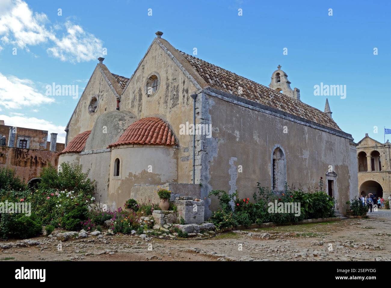 Greece, Crete, Arkadi Monastery, Europe Stock Photo - Alamy