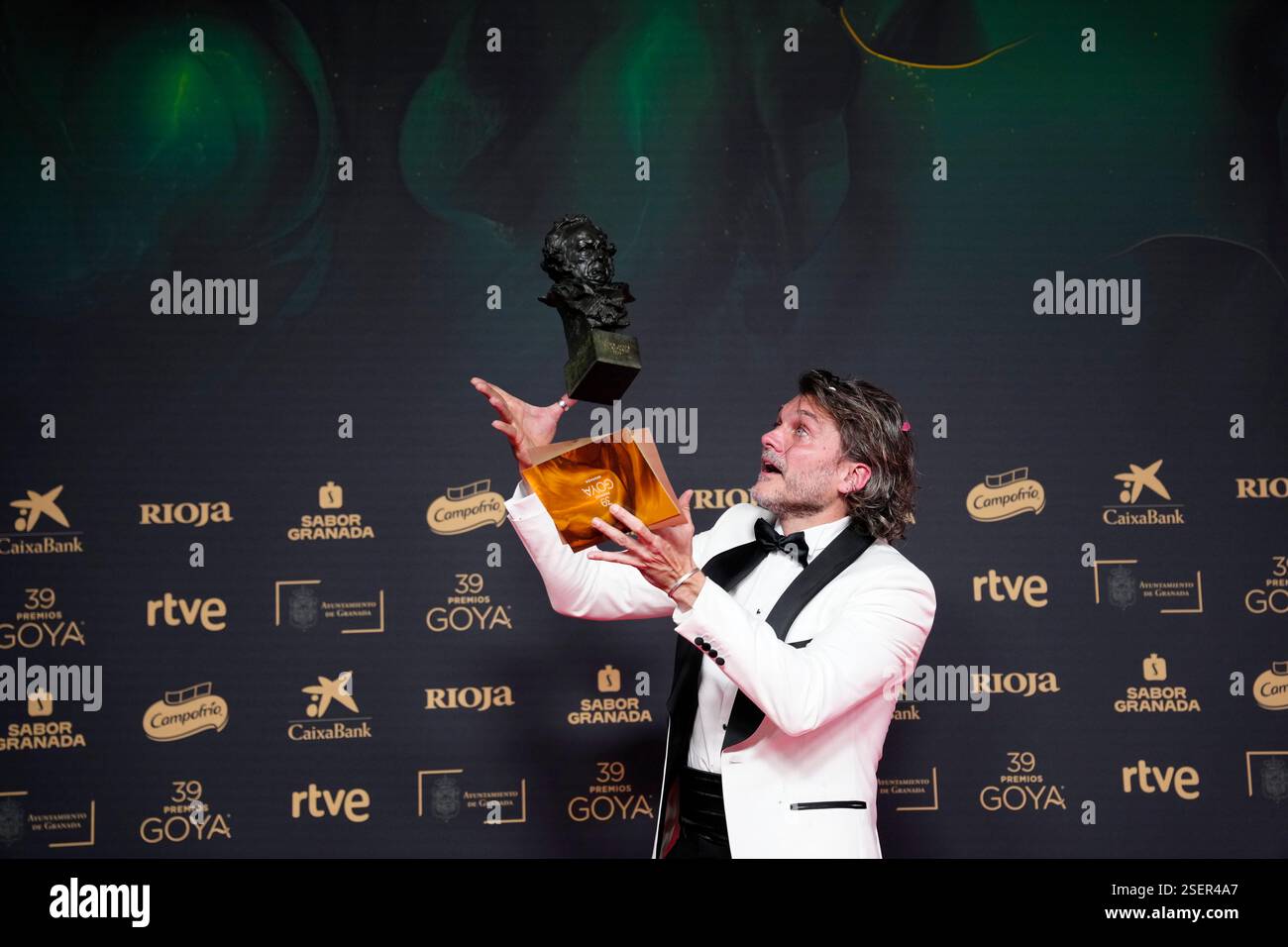 February 8, 2025, Granada, Andalucia, Spain: salva reina poses as ...