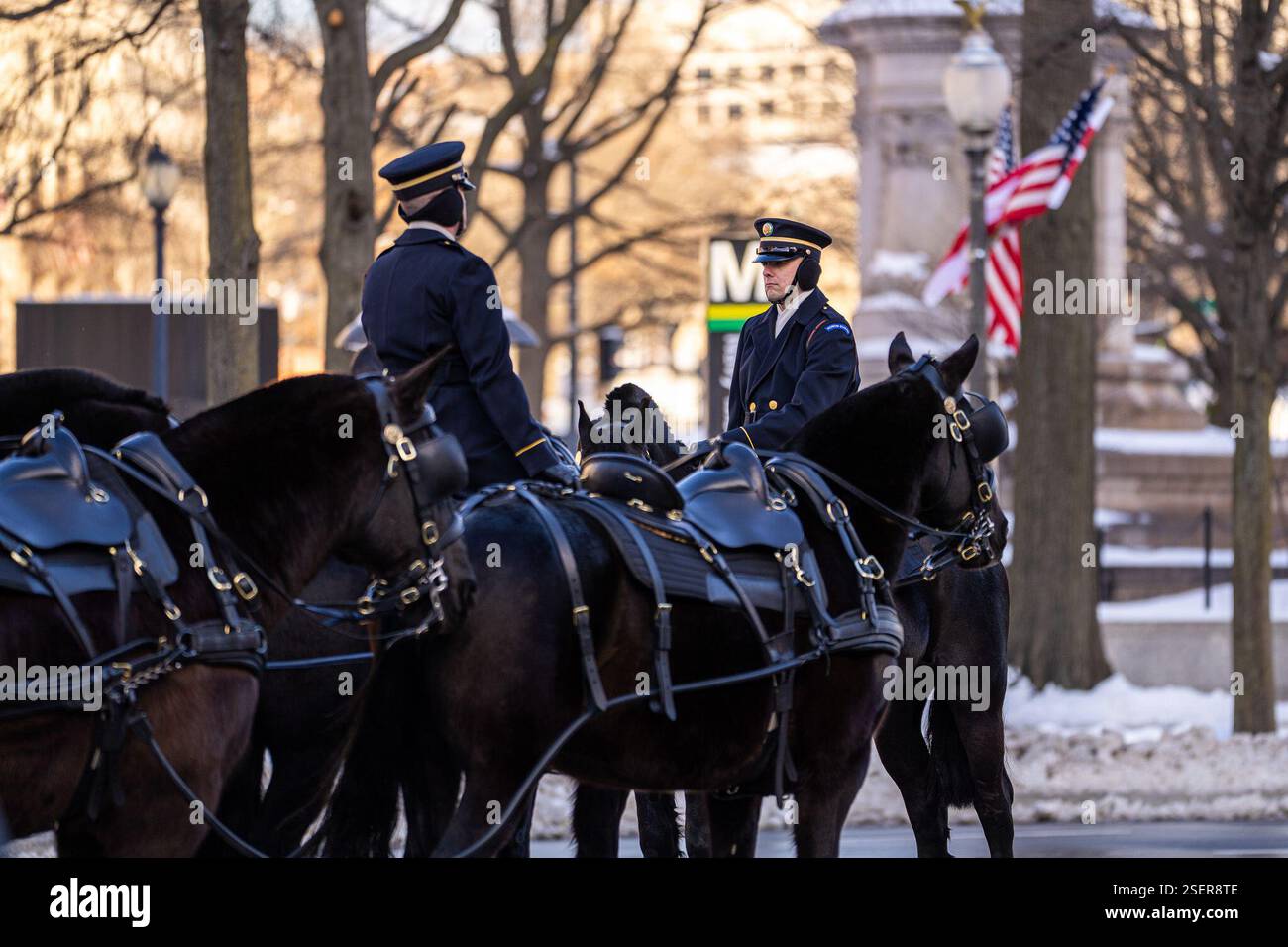 U.S. Army Soldiers from Caisson Detachment, 1st Battalion, 3d U.S ...