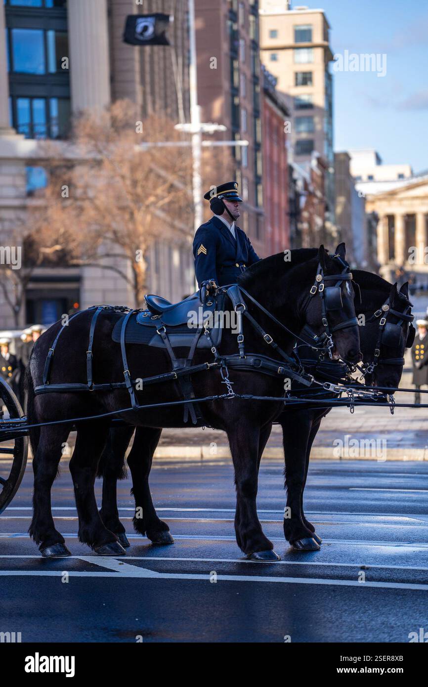 Sergeant Shawn Tabor and Wheel Horse's Regal and Gunther from Caisson ...