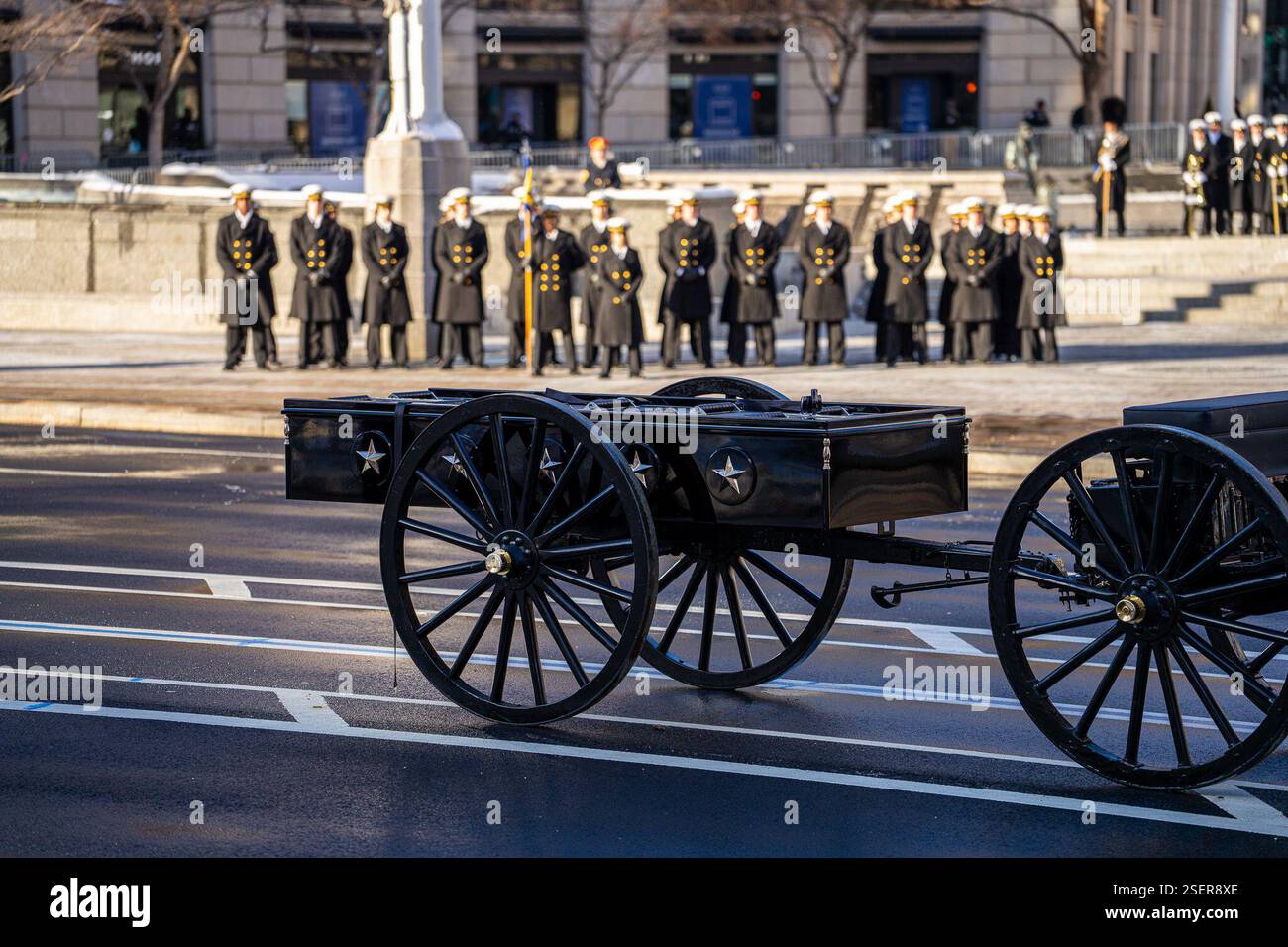 The caisson that will be used by Caisson Detachment, 1st Battalion, 3d ...