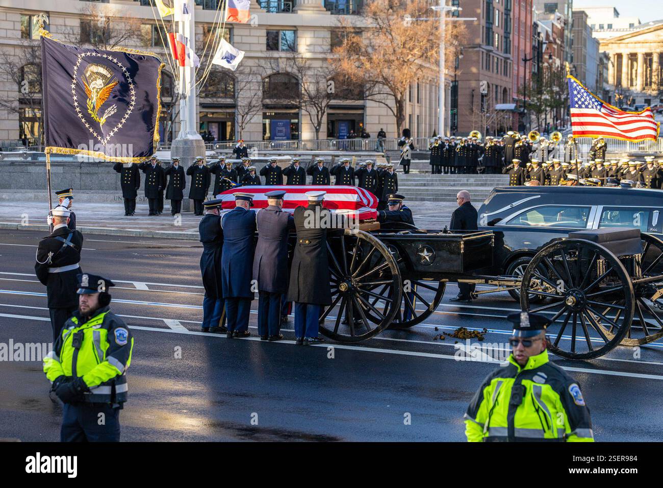 Members of a Joint Service Casket Team assigned to Joint Task Force ...