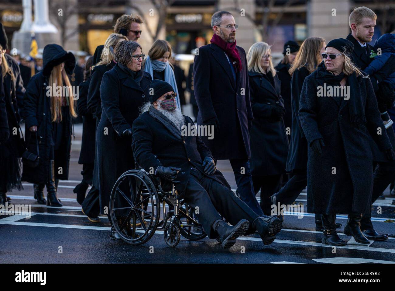 The family of former President Jimmy Carter proceed with his State ...