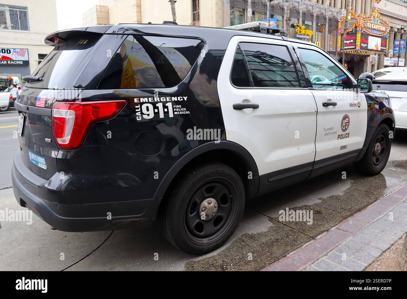 LAPD Los Angeles Police Department Car Stock Photo - Alamy