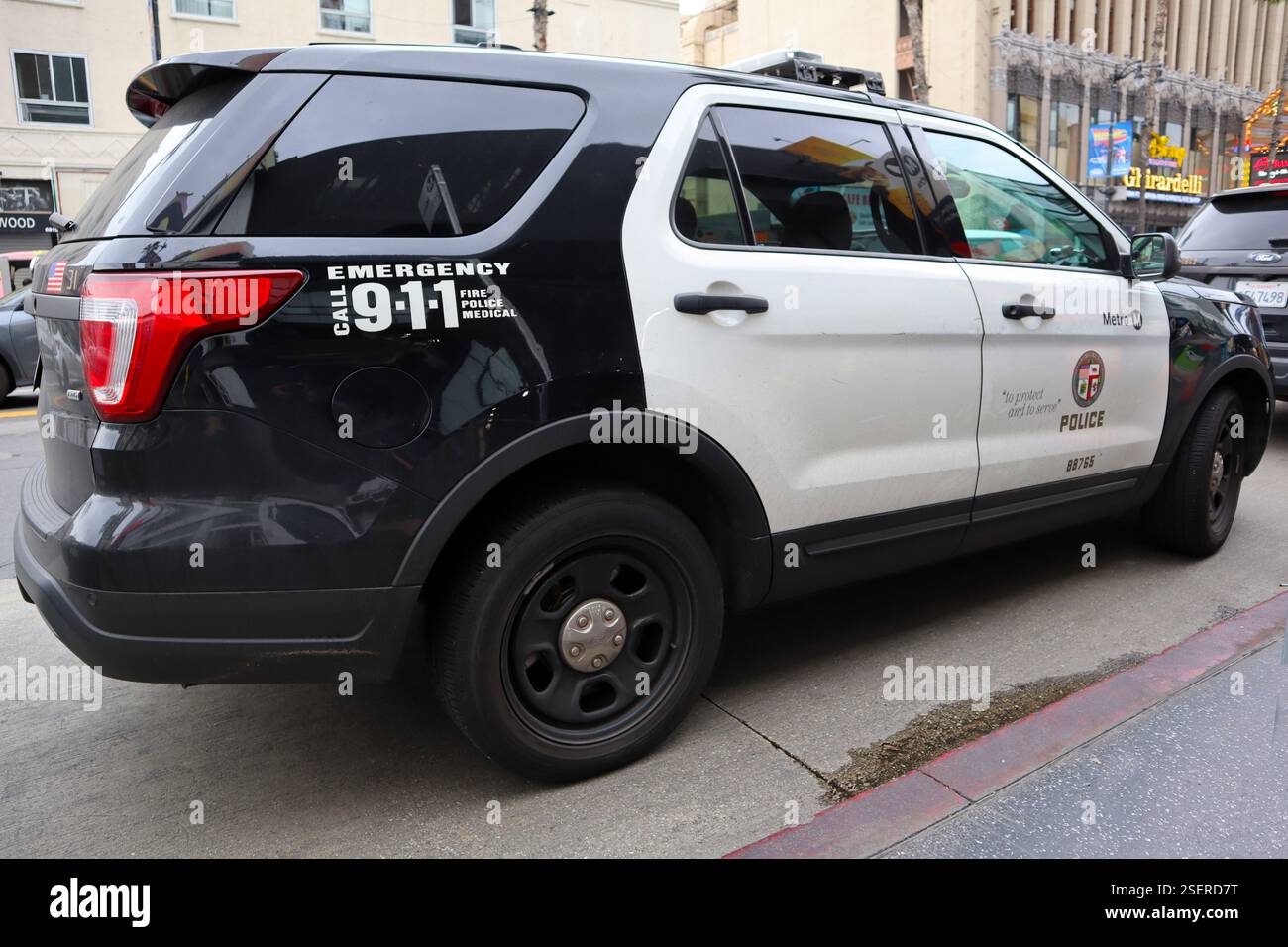 LAPD Los Angeles Police Department Car Stock Photo - Alamy