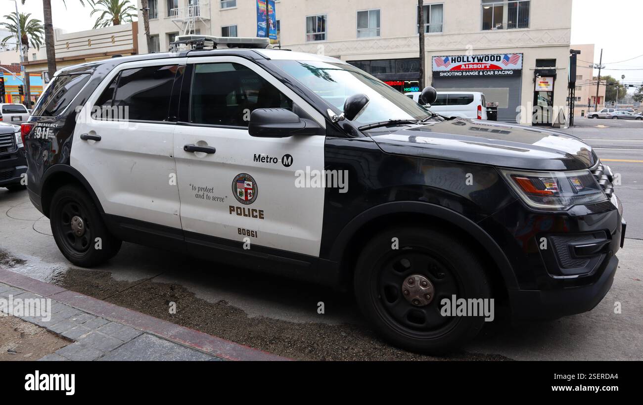 LAPD Los Angeles Police Department Car Stock Photo - Alamy