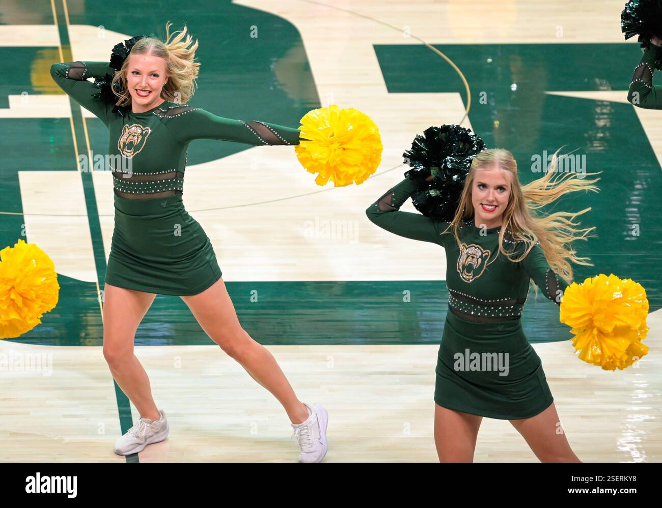 Waco, Texas, USA. 8th Feb, 2025. Baylor Bears song leaders during the ...