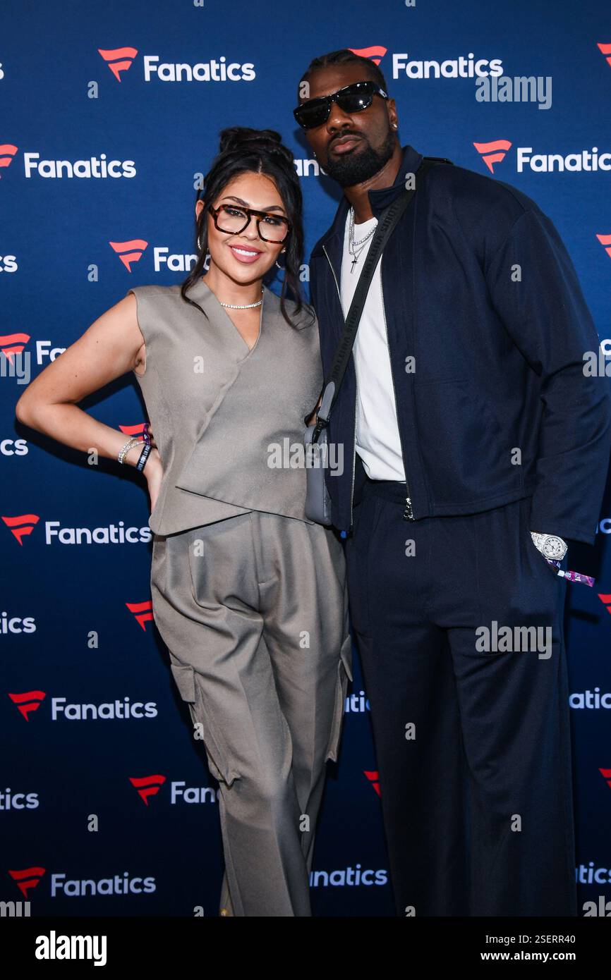 New Orleans, USA. 08th Feb, 2025. Chanen Johnson and Juwan Johnson ...