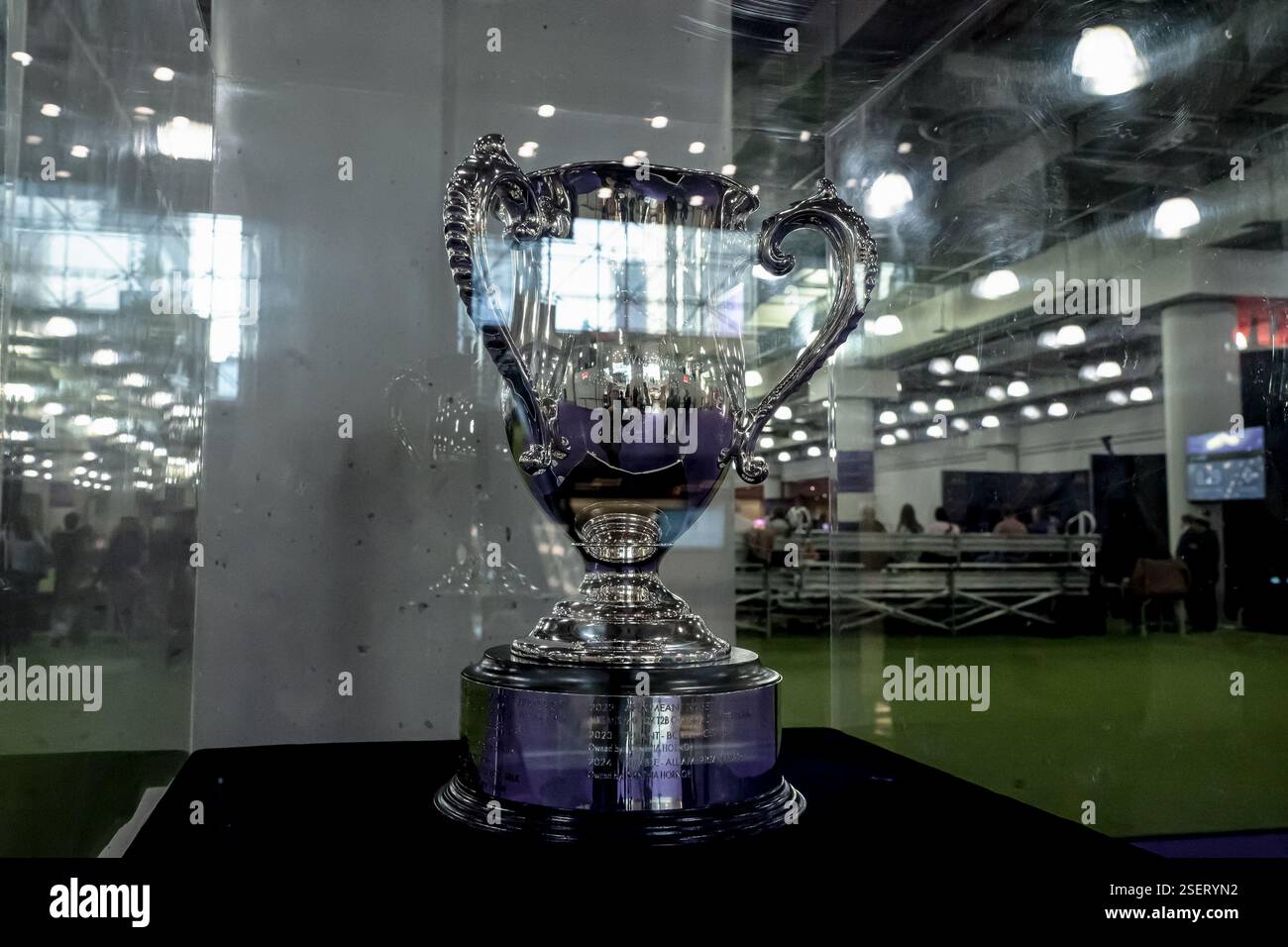 The Masters Agility Championship trophy during day 1 of the 149th ...