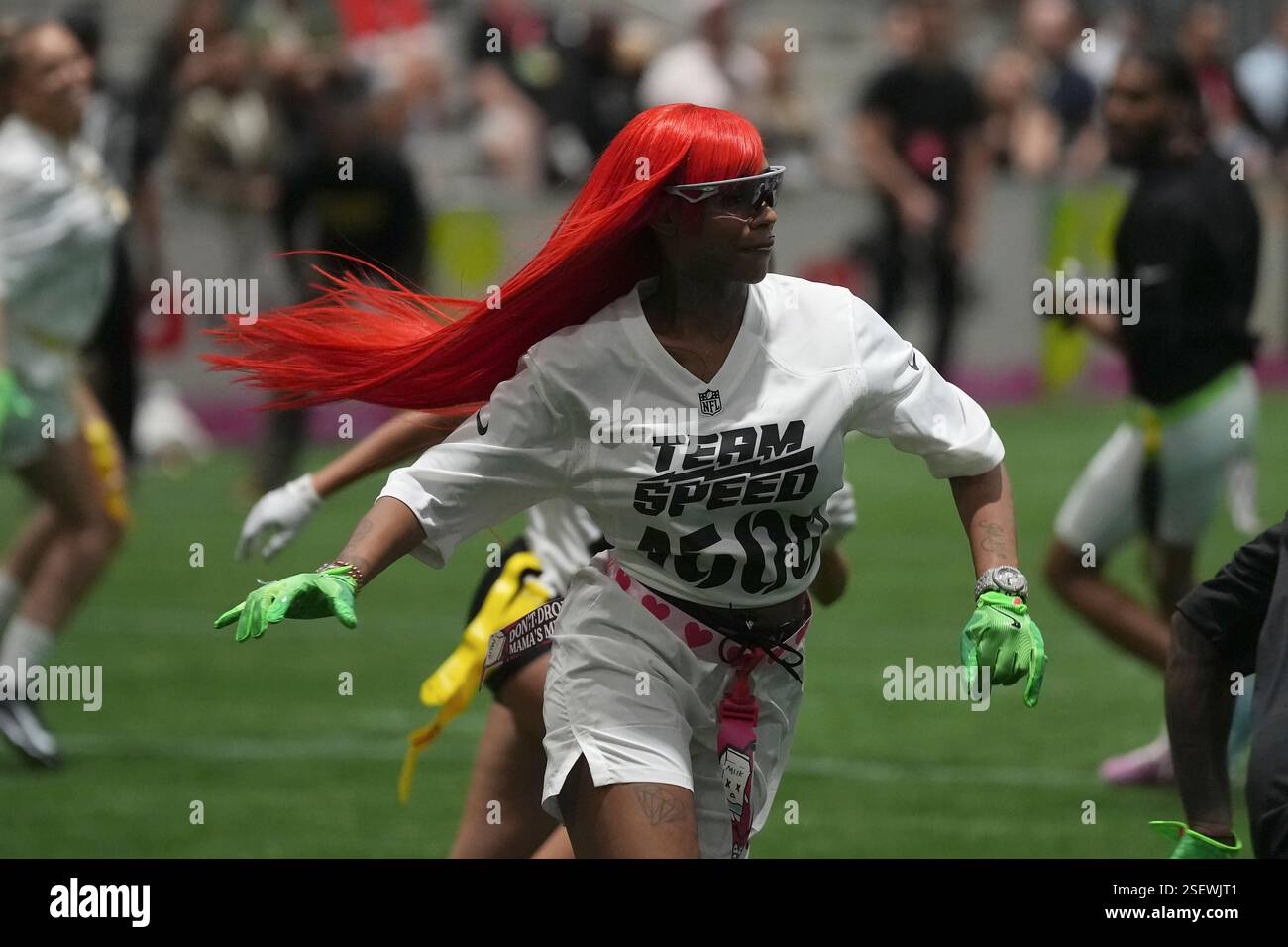 Team Speed's Sexyy Red competes during the Saturday Night Celebrity ...