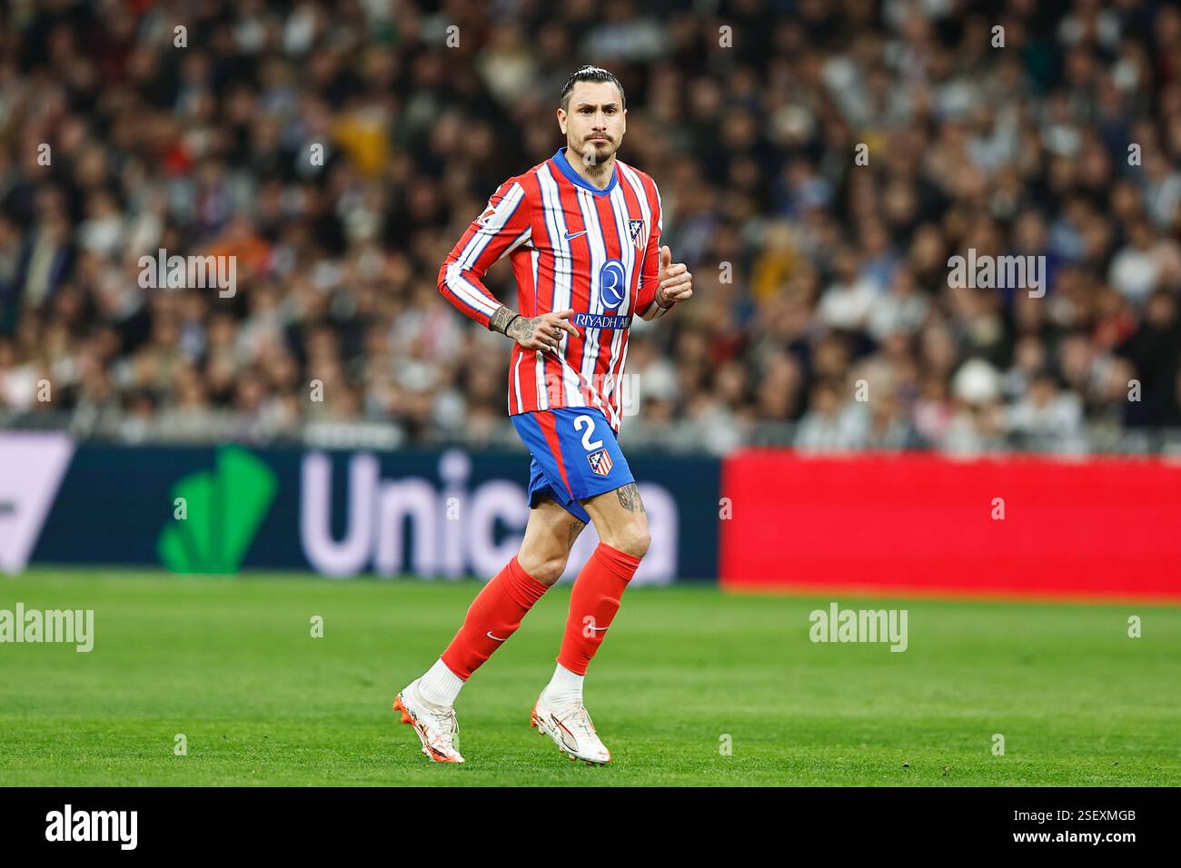 Madrid, Spain. 8th Feb, 2025. Jose Maria Gimenez (Atletico) Football ...