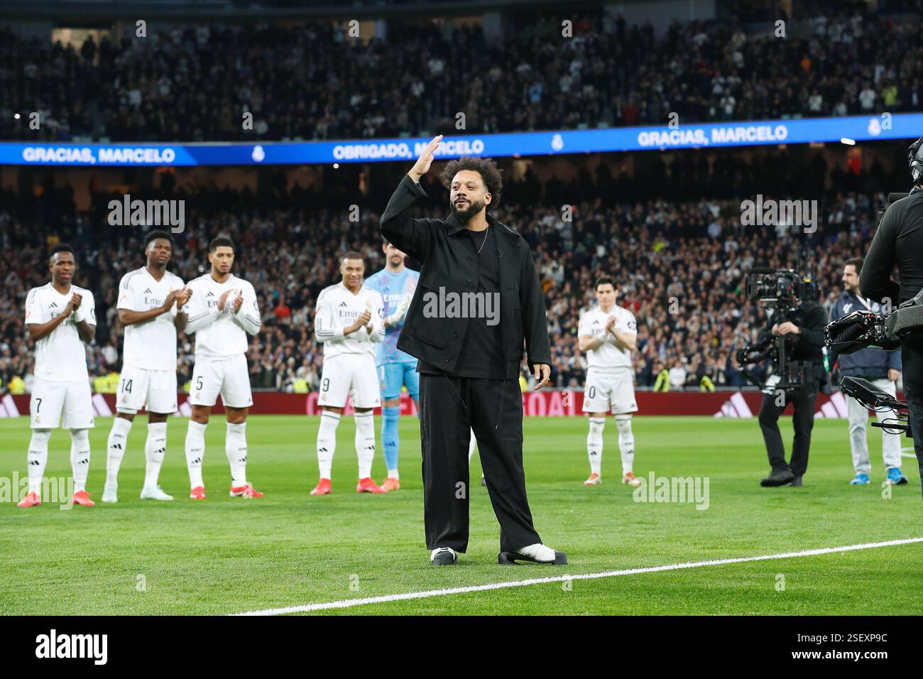 Madrid, Spain. 8th Feb, 2025. Marcelo (Real) Football/Soccer : Marcelo ...
