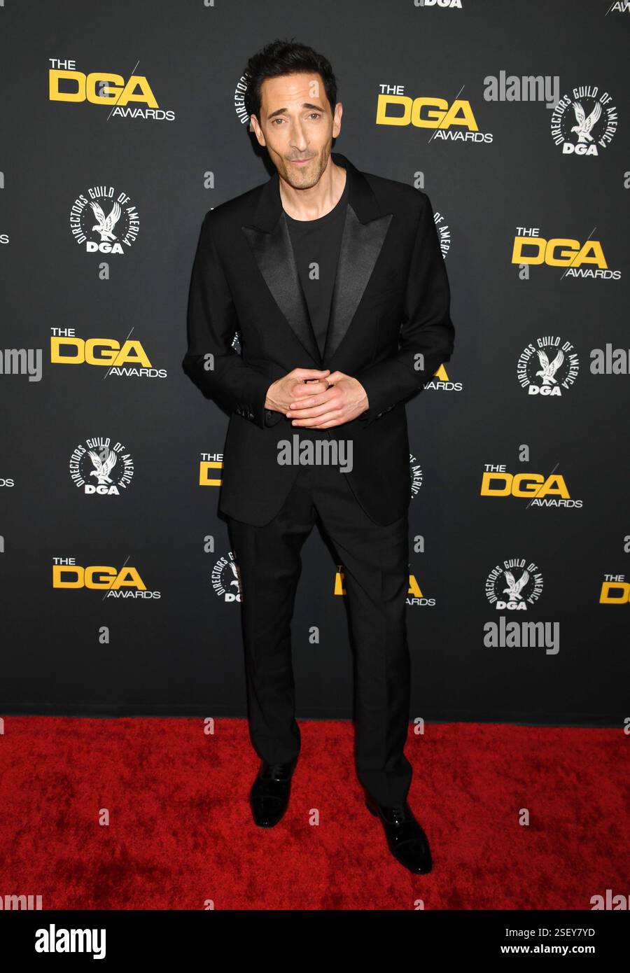 Beverly Hills, Ca. 8th Feb, 2025. Adrien Brody at the 77th annual ...