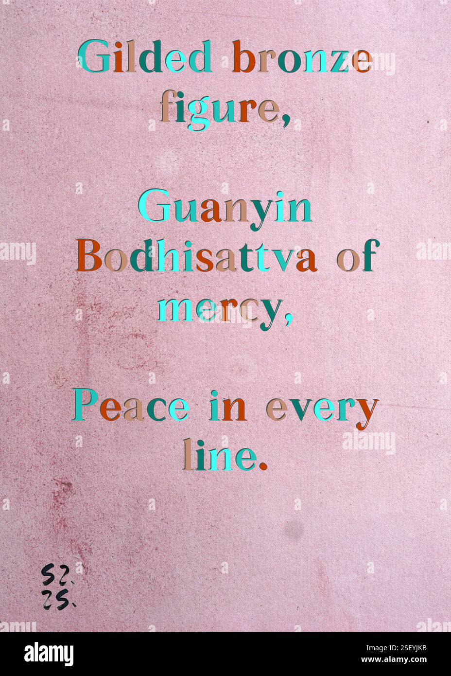 Gilded bronze figure, Guanyin Bodhisattva of mercy, Peace in every line ...
