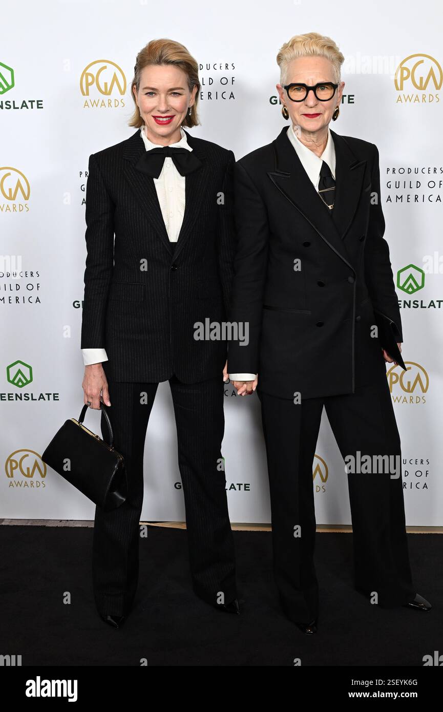 Century City, USA. 08th Feb, 2025. Naomi Watts and Lou Eyrich arriving ...