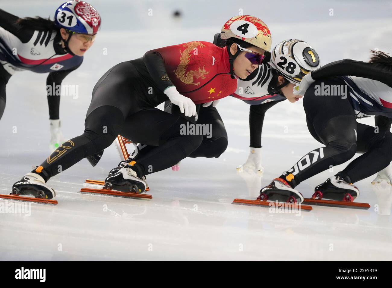 Harbin, China's Heilongjiang Province. 9th Feb, 2025. (from L to R ...