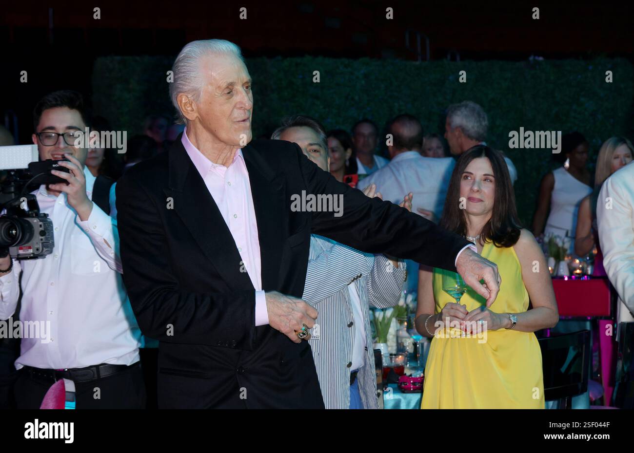 MIAMI, FLORIDA - FEBRUARY 08: Miami Heat President, Pat Riley attends ...