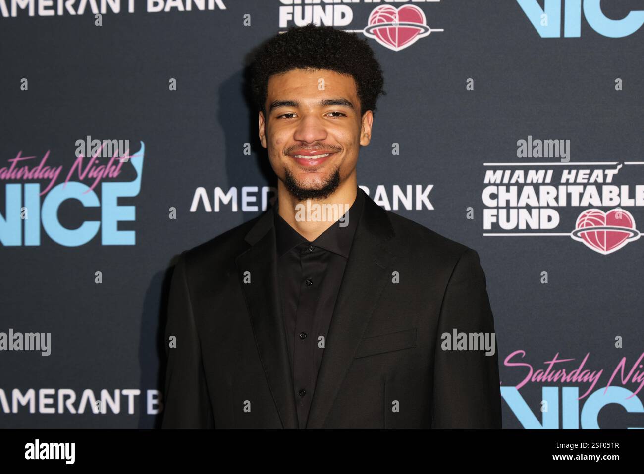 Miami, USA. 08th Feb, 2025. MIAMI, FLORIDA - FEBRUARY 08: Kel'el Ware ...