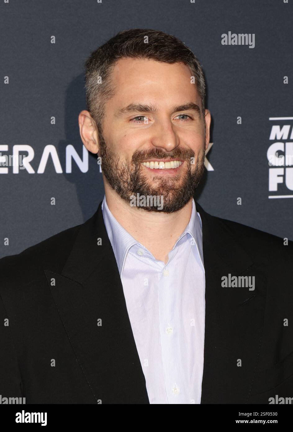 MIAMI, FLORIDA - FEBRUARY 08: Kevin Love #42 of the Miami Heat attends ...