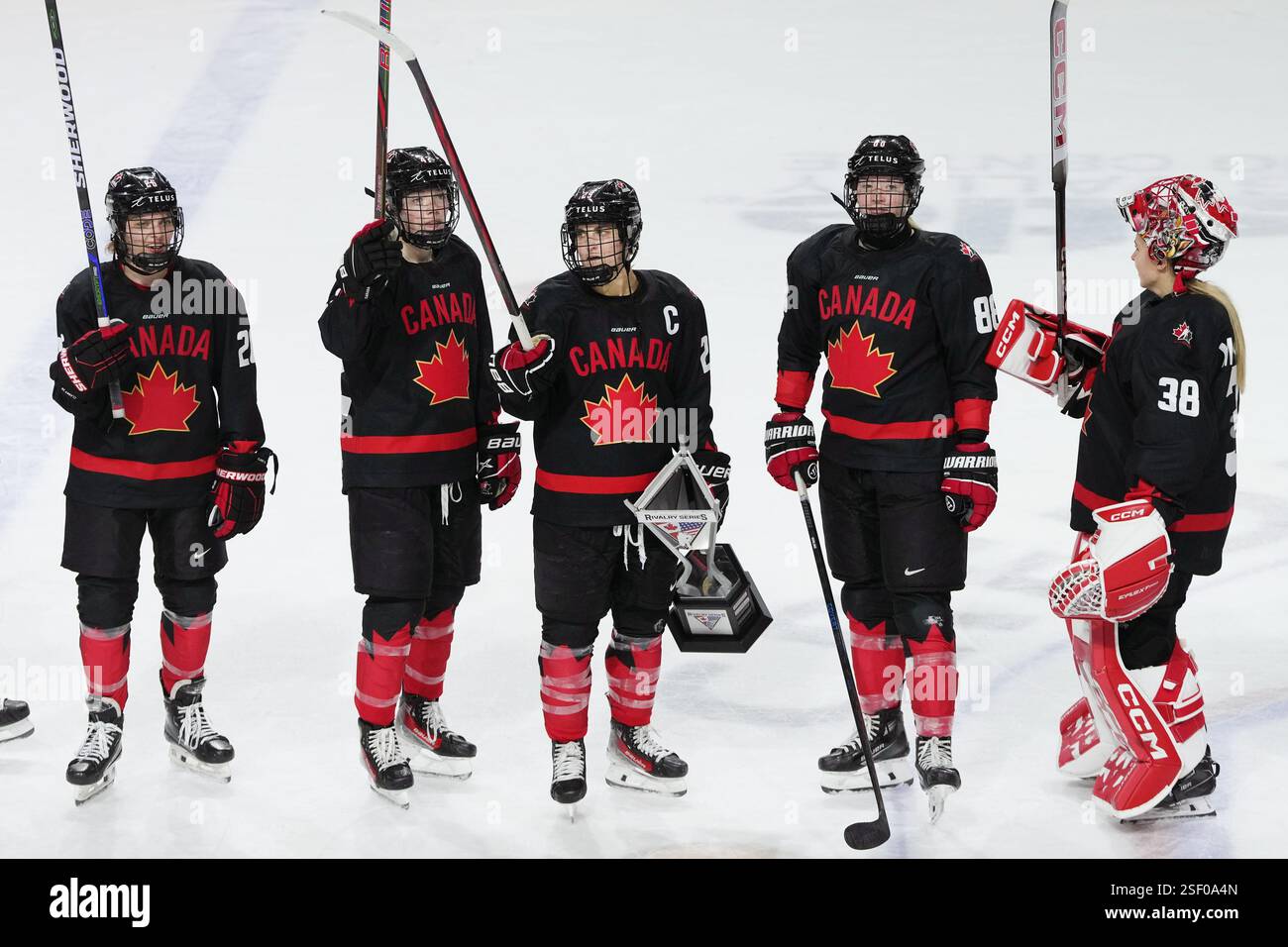 Summerside, Canada. 08th Feb, 2025. Team Canada's Marie-Philip Poulin ...