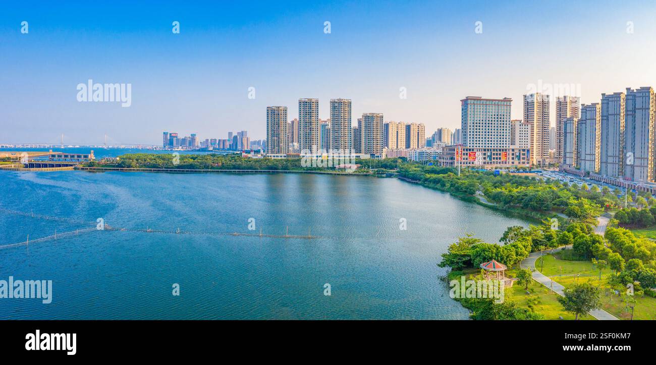 The Beautiful Scenery of Zhanjiang Bay in Guangdong Province, China ...